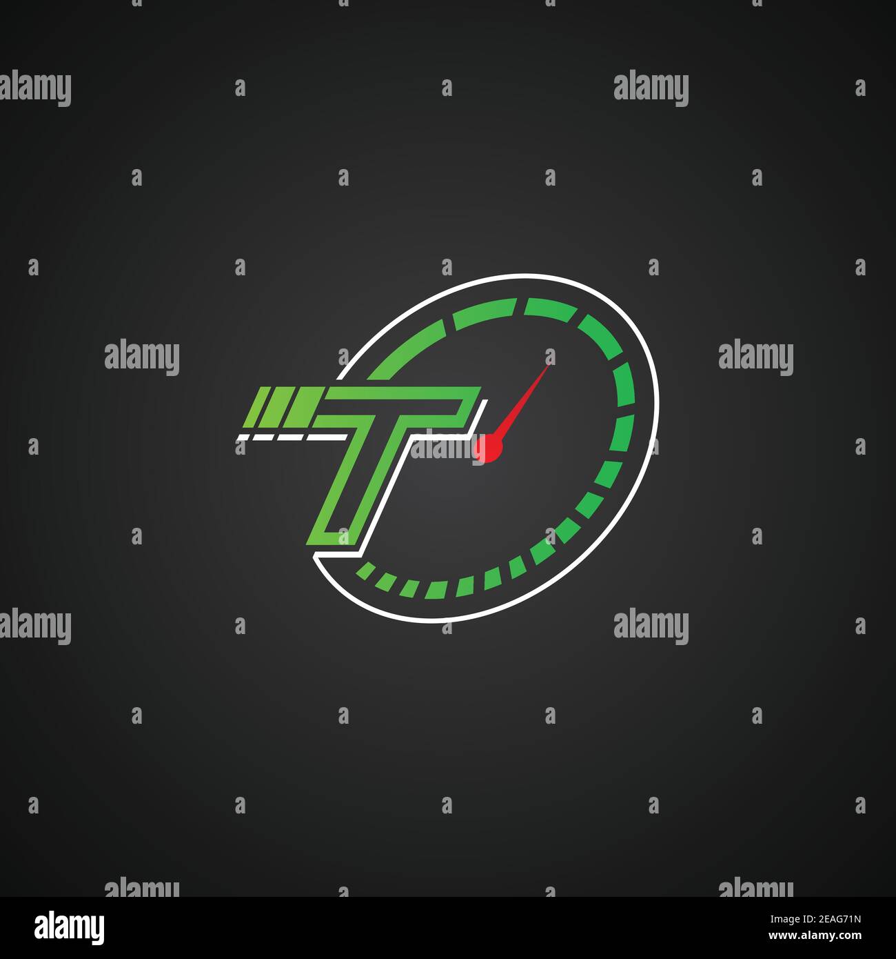 Tachometer logo vector hi-res stock photography and images - Alamy