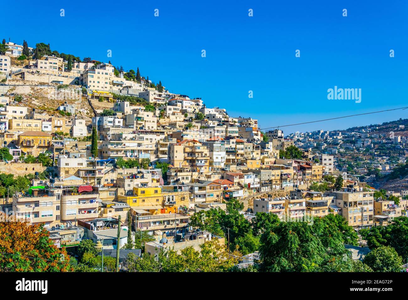 Aerial view of Jerusalem from the city of David, Israel Stock Photo - Alamy