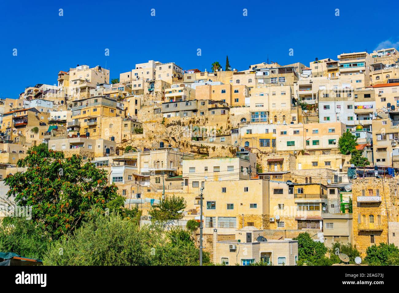 Aerial view of Jerusalem from the city of David, Israel Stock Photo - Alamy