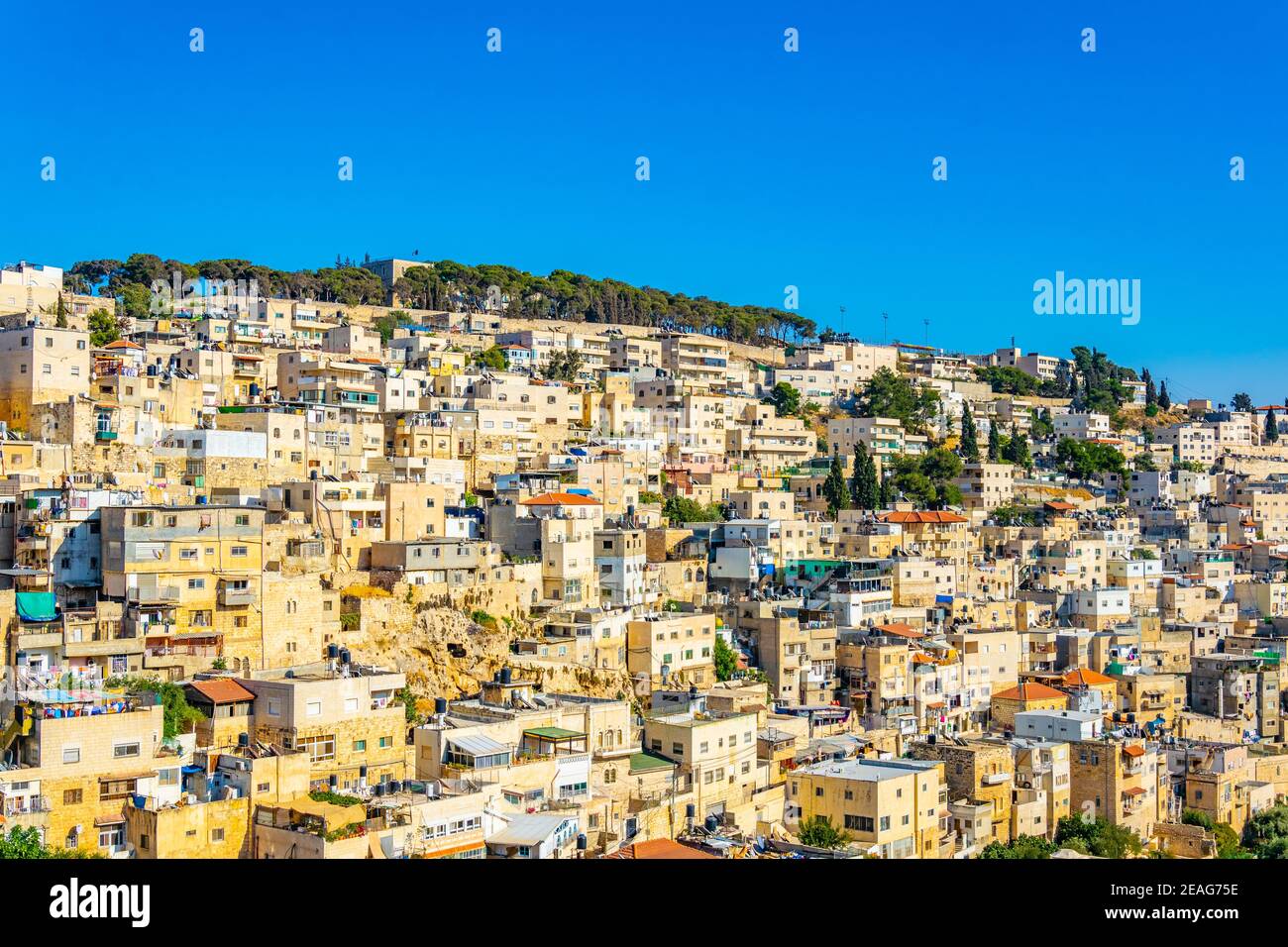 Aerial view of Jerusalem from the city of David, Israel Stock Photo - Alamy