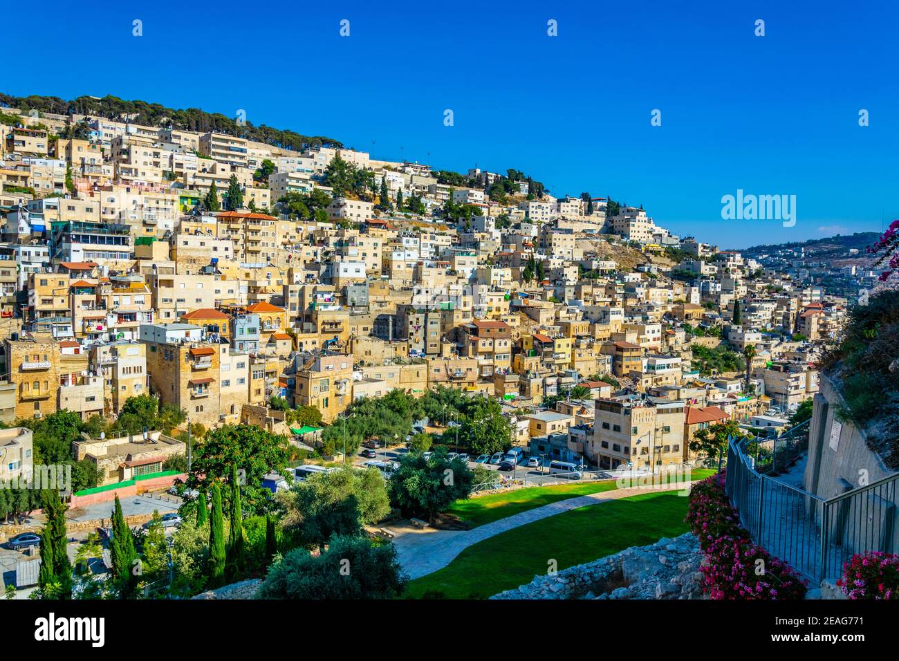 Aerial view of Jerusalem from the city of David, Israel Stock Photo - Alamy