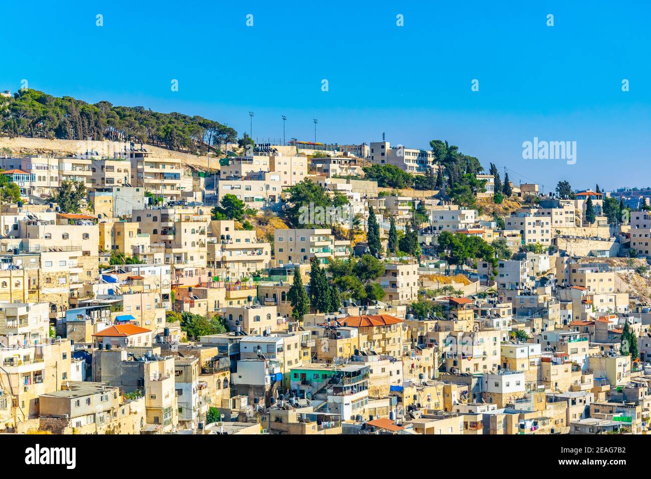 Aerial view of Jerusalem from the city of David, Israel Stock Photo - Alamy
