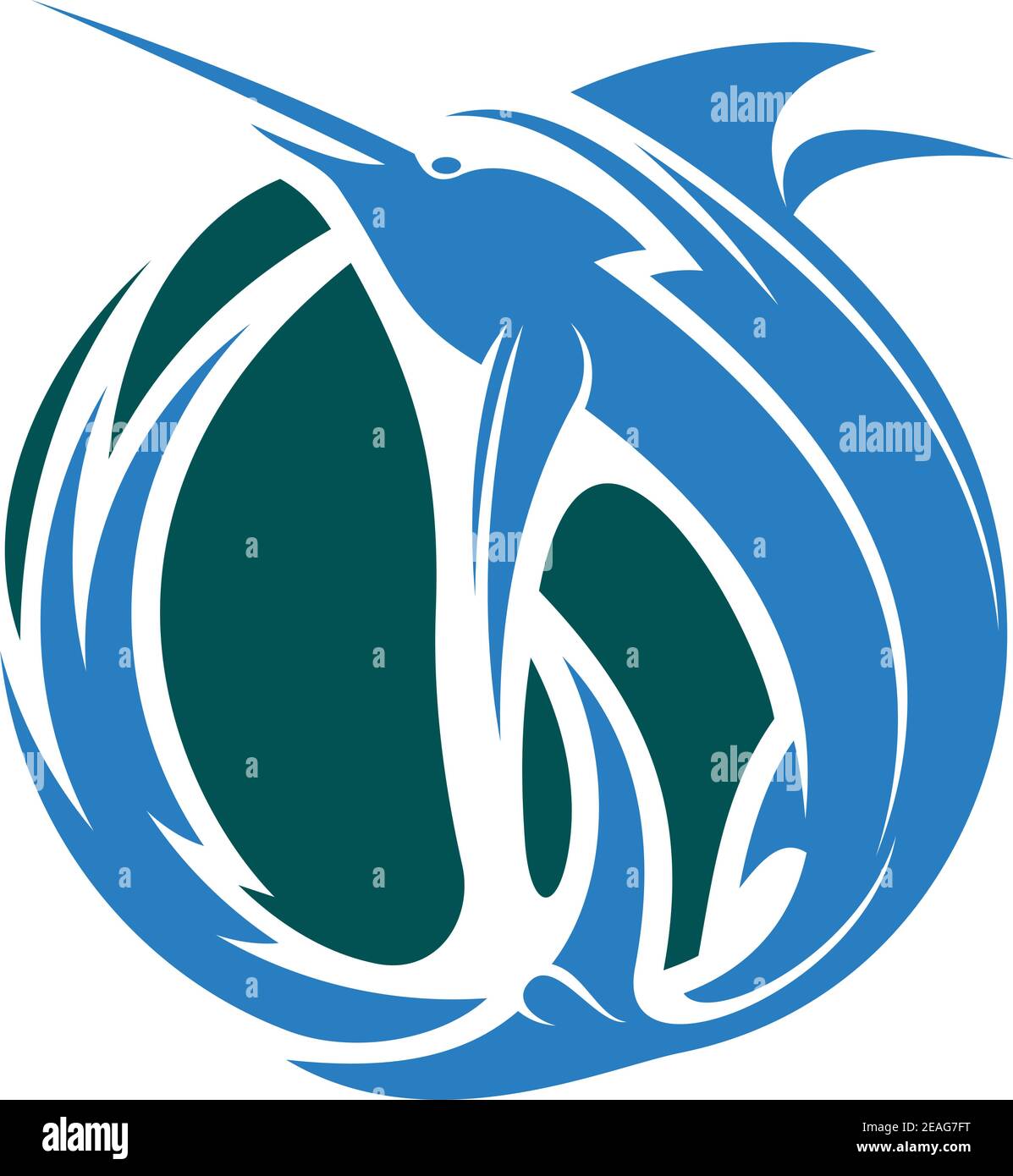 Blue marlin vector vectors hi-res stock photography and images - Alamy