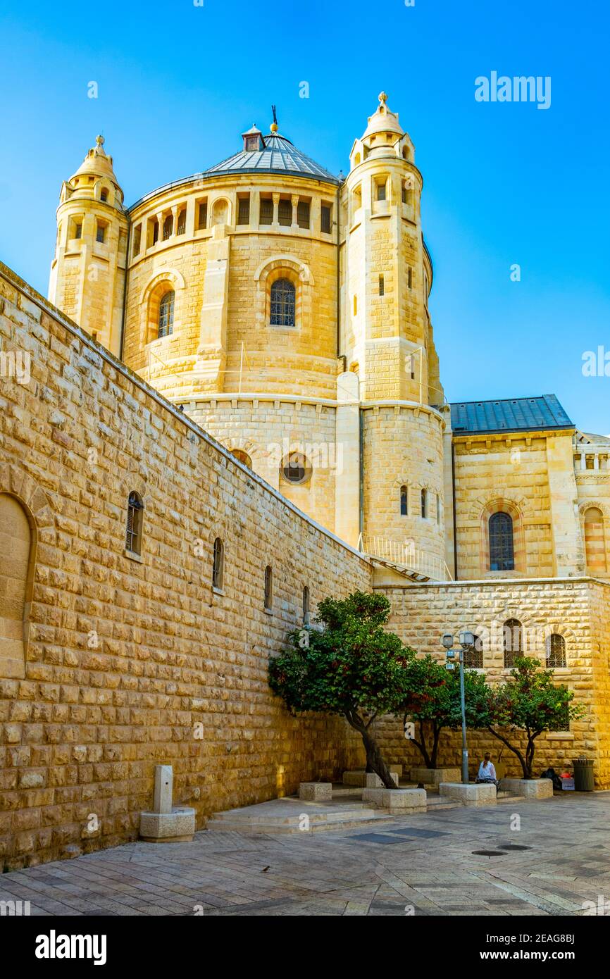 Franciscan monastery of dormition in Jerusalem, Israel Stock Photo - Alamy
