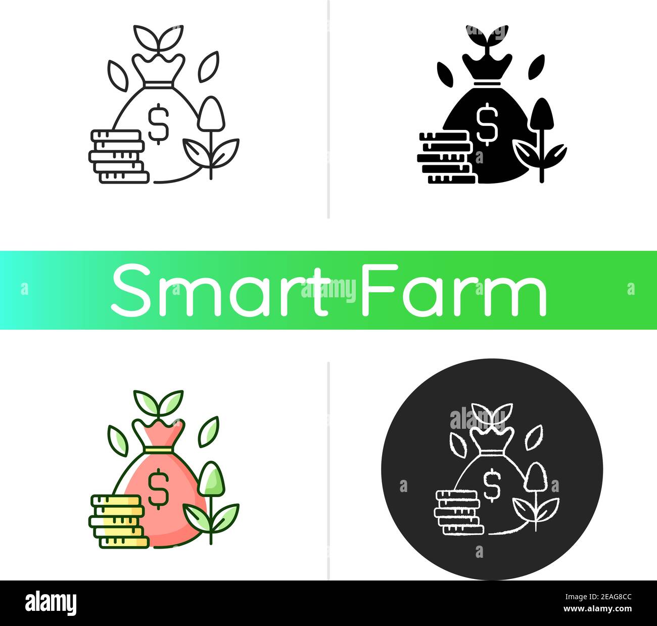 Crop sustainability Stock Vector Images - Alamy