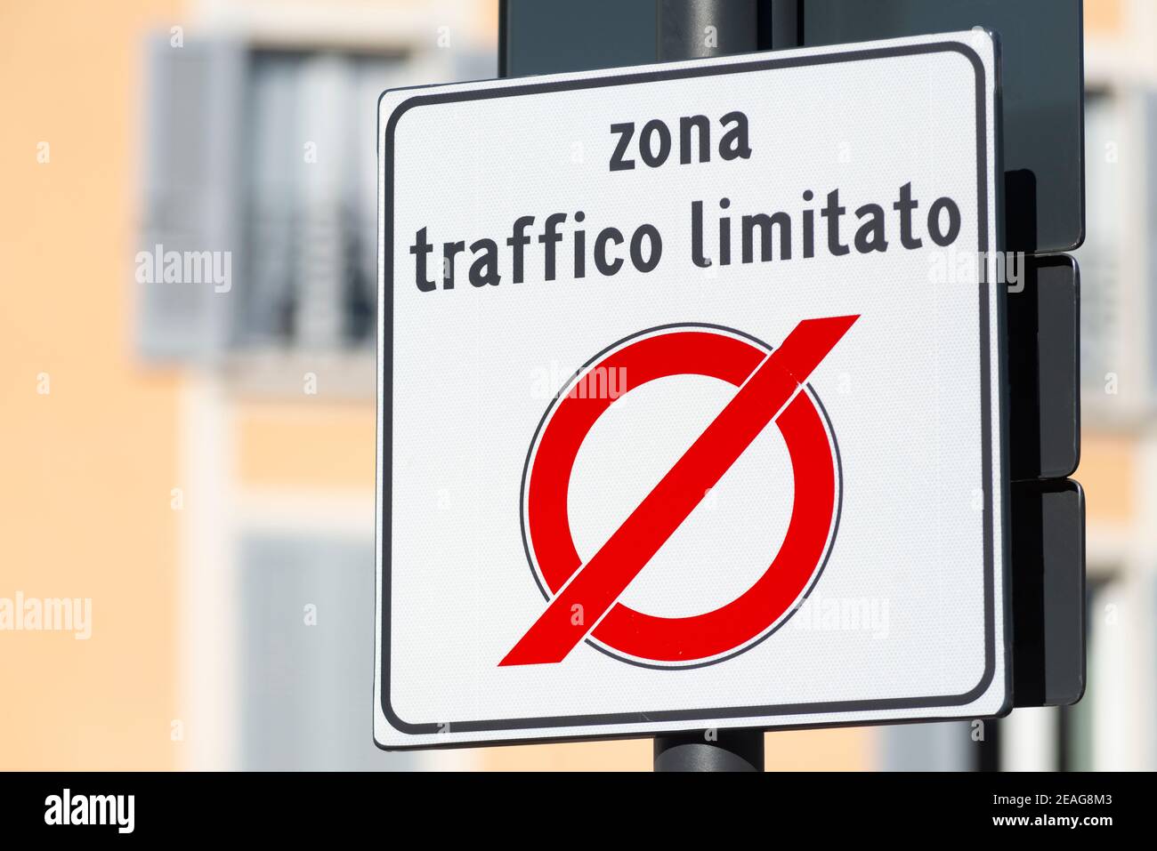 Restricted traffic zone hi-res stock photography and images - Alamy