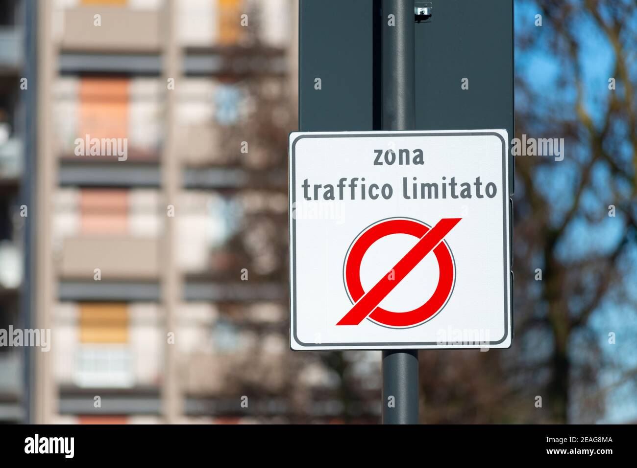 Restricted traffic zone hi-res stock photography and images - Alamy