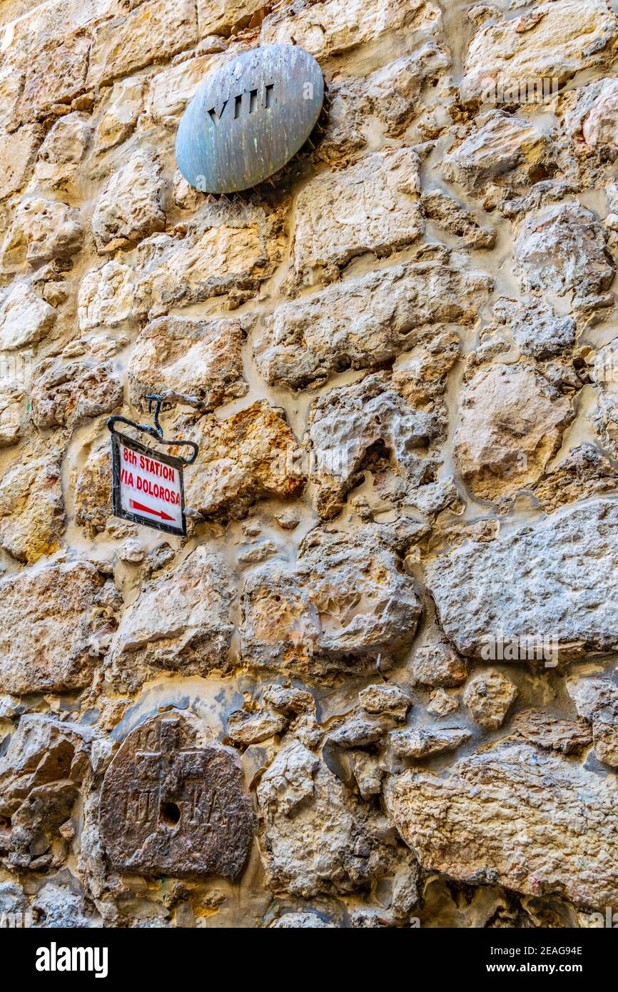 Via dolorosa jesus route crucifixion hi-res stock photography and ...