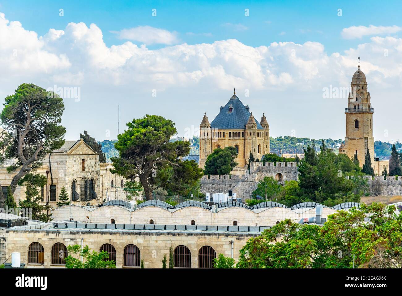 Franciscan monastery of dormition in Jerusalem, Israel Stock Photo - Alamy