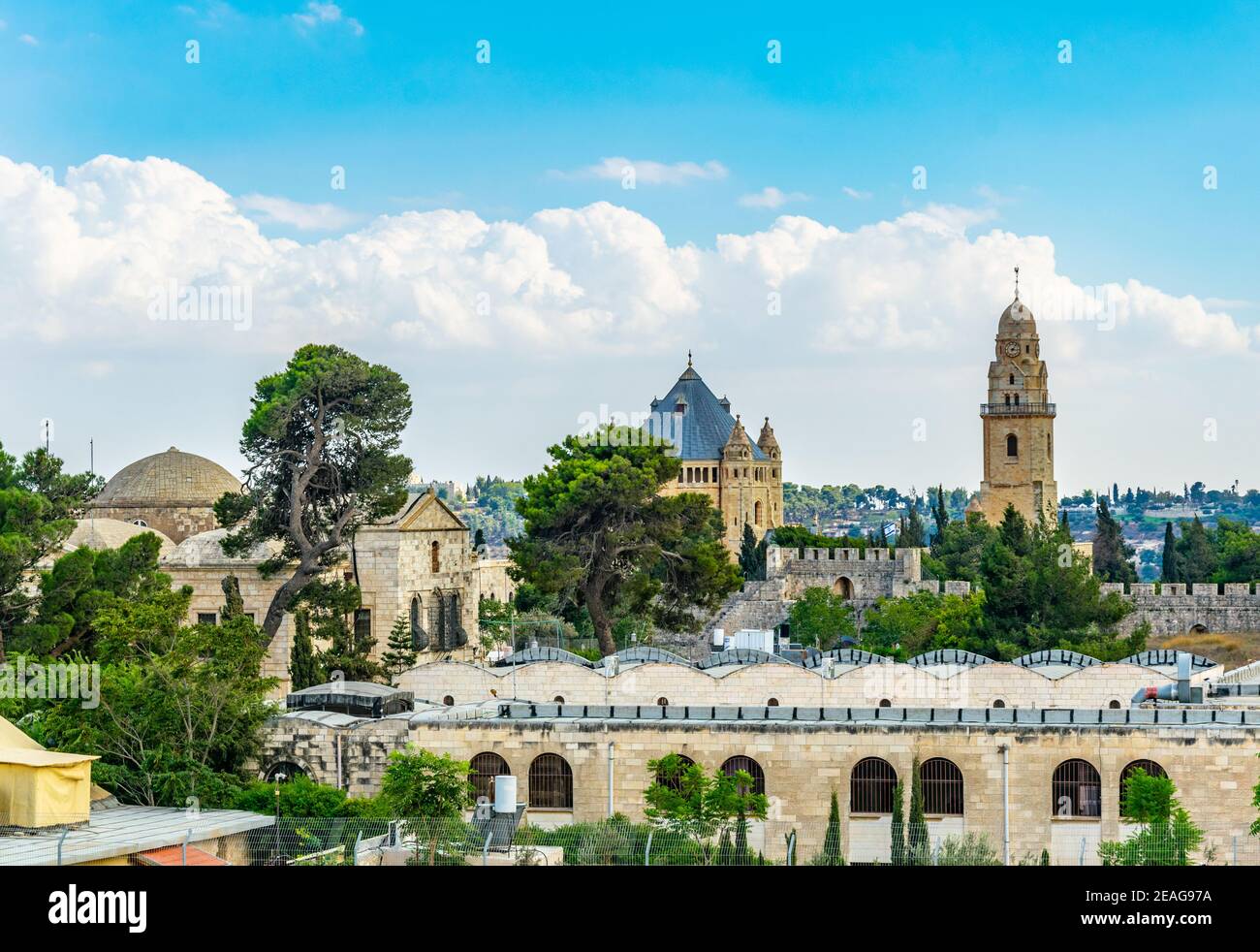 Franciscan monastery of dormition in Jerusalem, Israel Stock Photo - Alamy