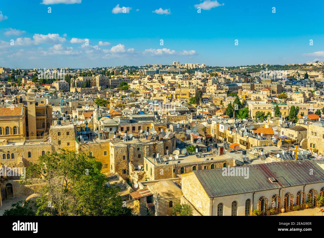 Aerial view of Jerusalem , Israel Stock Photo - Alamy