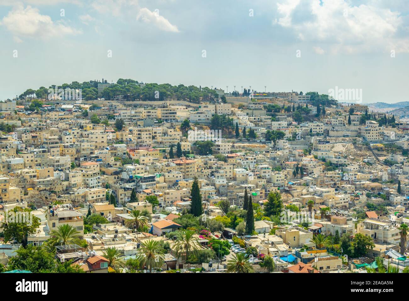 Aerial view of Jerusalem from the city of David, Israel Stock Photo - Alamy