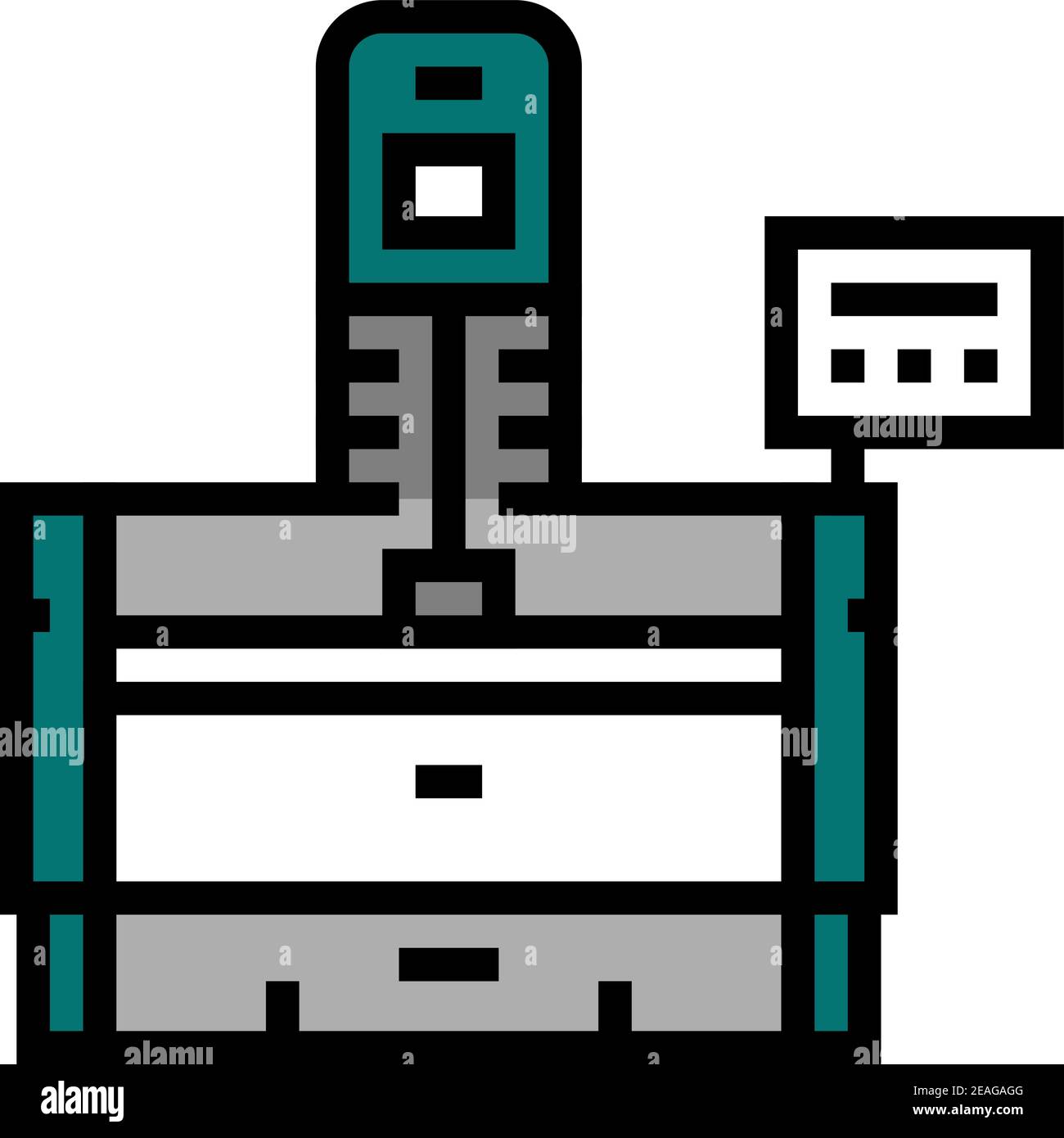 honing machine color icon vector illustration Stock Vector Image & Art ...