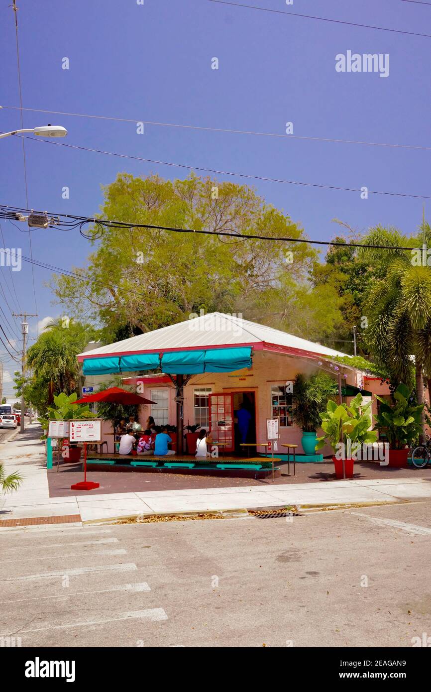 Exterior of "Bien"- Caribbean & Latin food restaurant. Located at 1000 ...