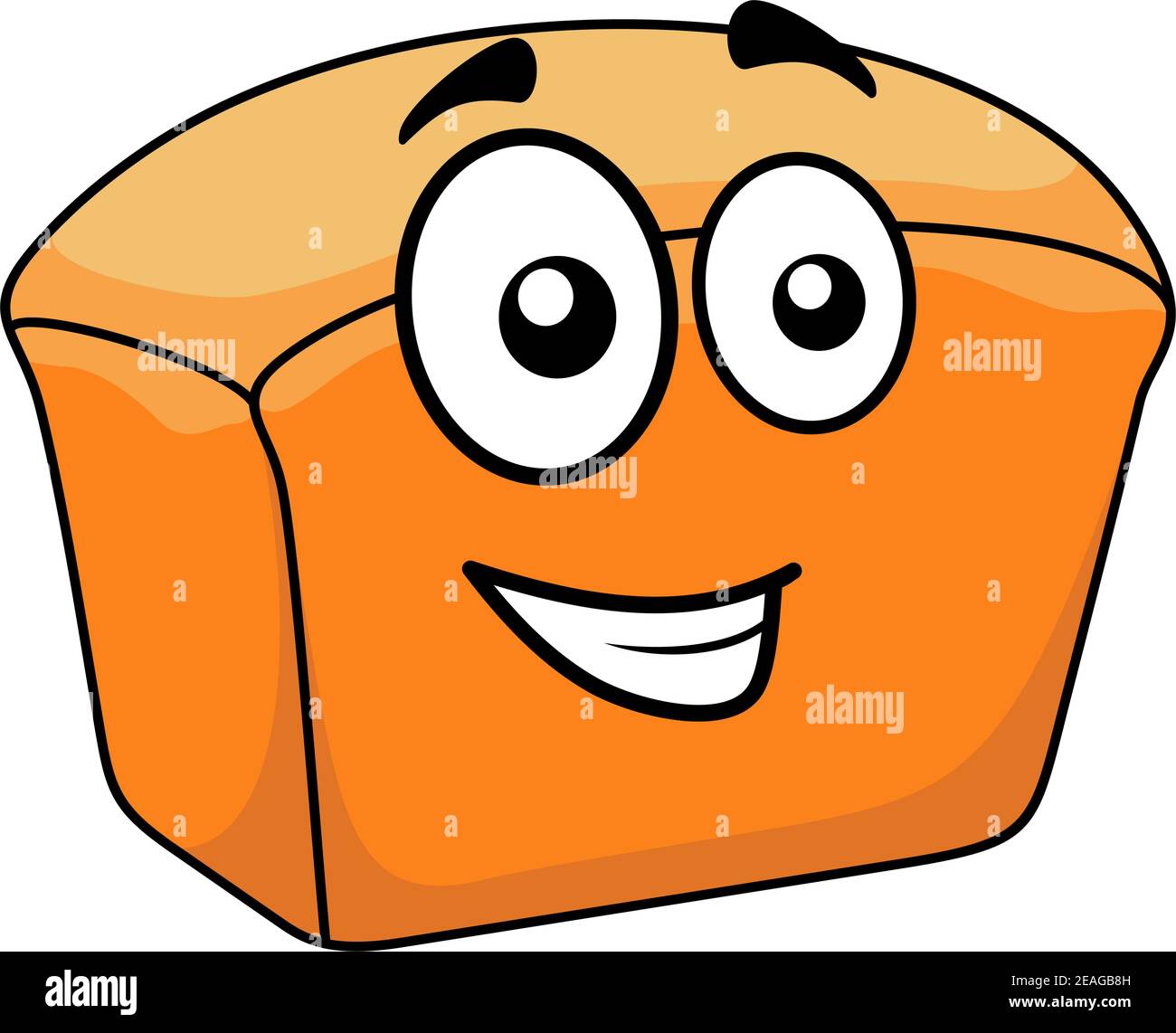 Cartoon Bread Loaf