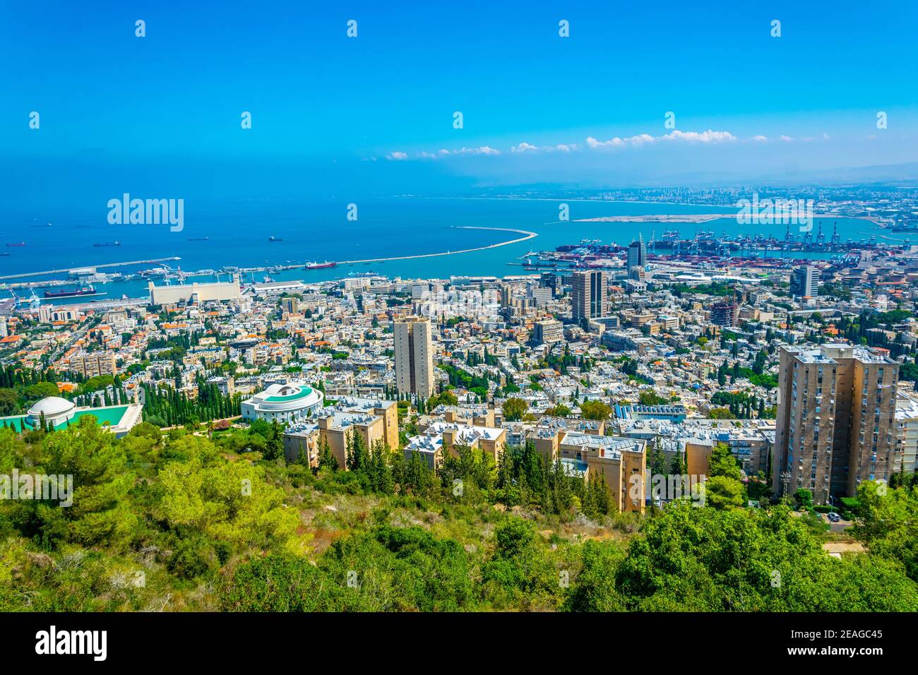 Aerial view of Bahai gardens in Haifa, Israel Stock Photo - Alamy