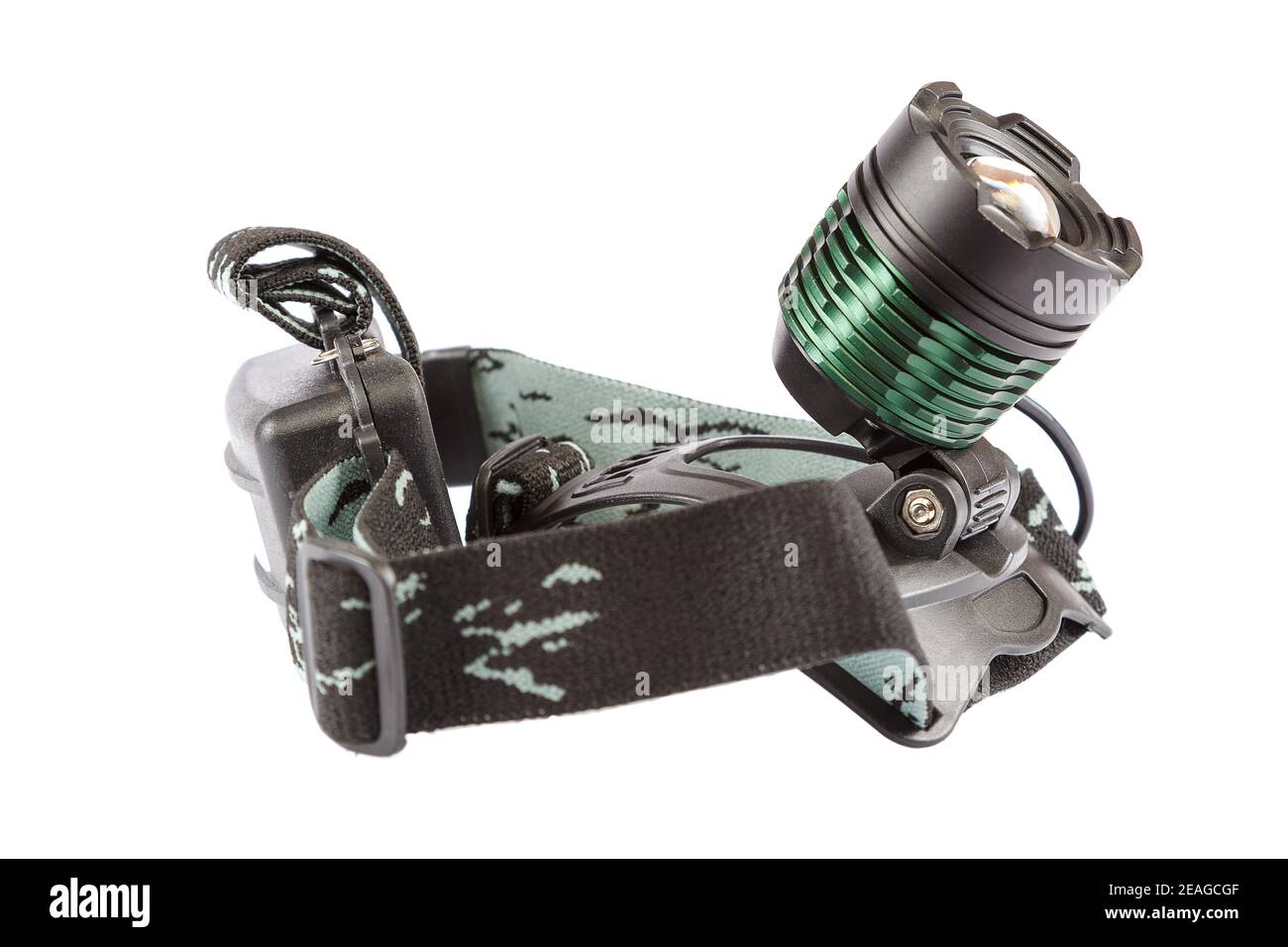 Headlamp modern isolated on white background Stock Photo - Alamy