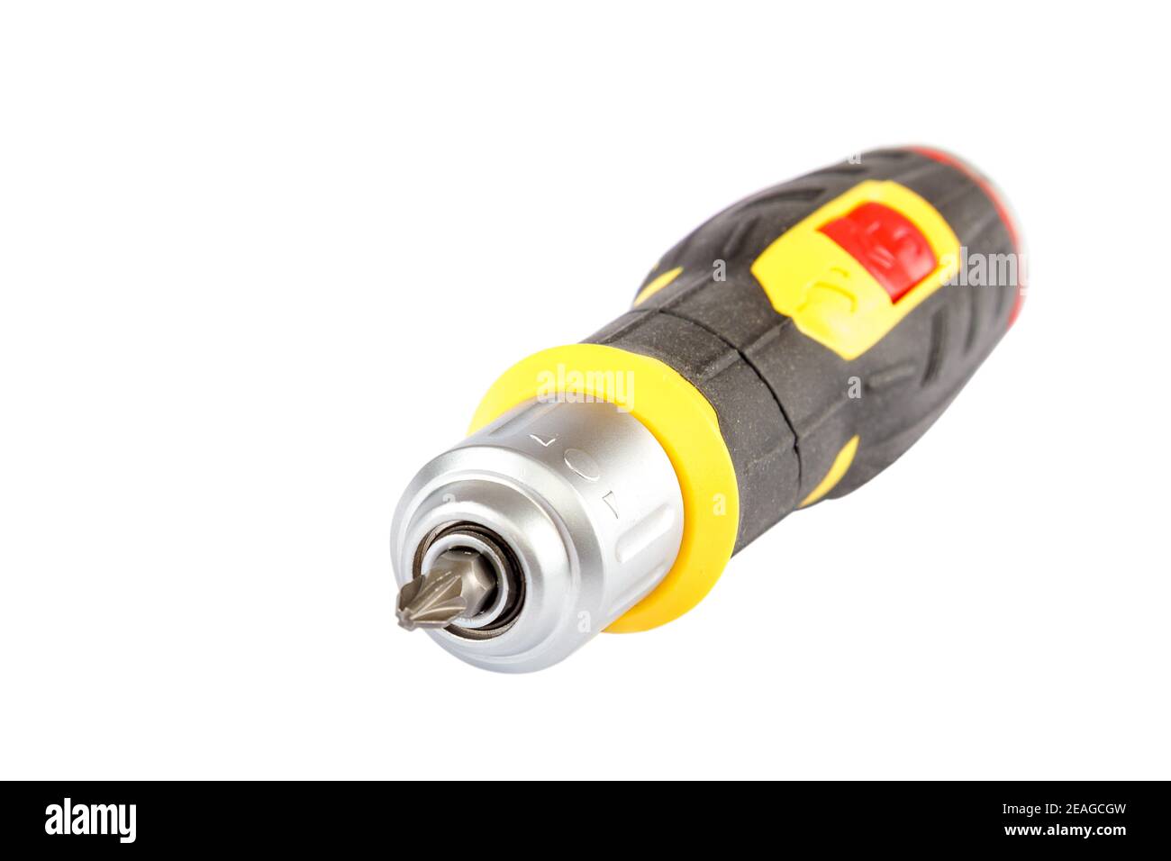 Screwdriver universal isolated on white background Stock Photo - Alamy