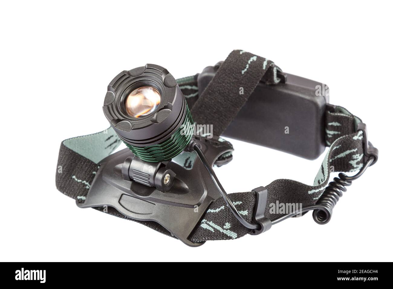 Headlamp modern isolated on white background Stock Photo - Alamy