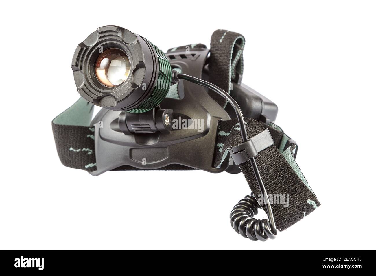 Headlamp modern isolated on white background Stock Photo - Alamy