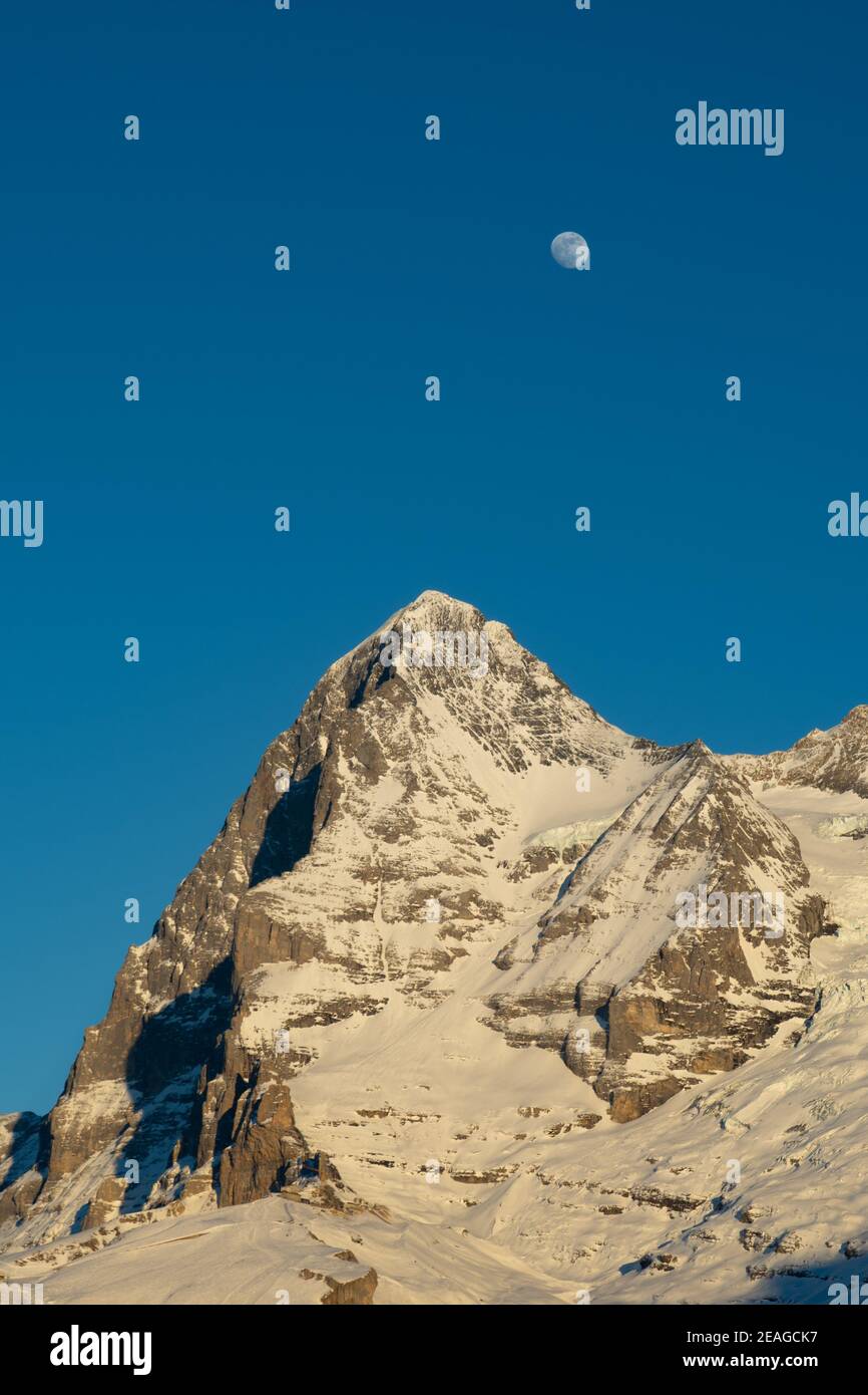 Switzerland alpine mountain eiger hi-res stock photography and images ...