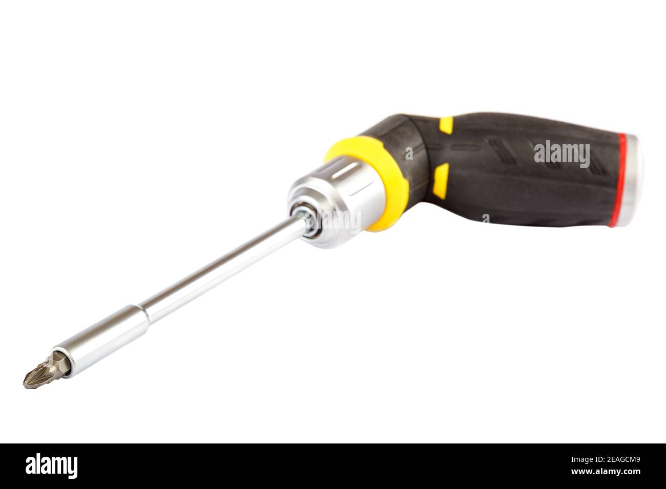 Screwdriver universal isolated on white background Stock Photo - Alamy