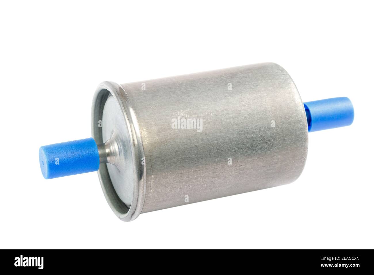 Automotive fuel filter isolated on white background Stock Photo - Alamy