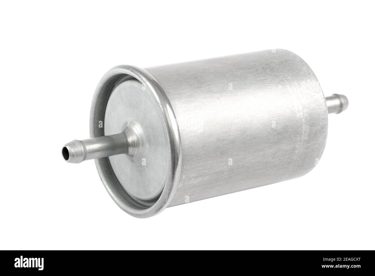 Automotive fuel filter isolated on white background Stock Photo - Alamy