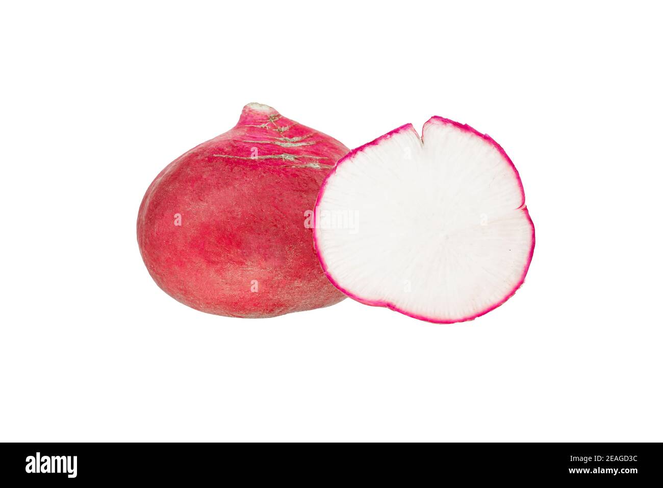 Half radish isolated on hi-res stock photography and images - Alamy
