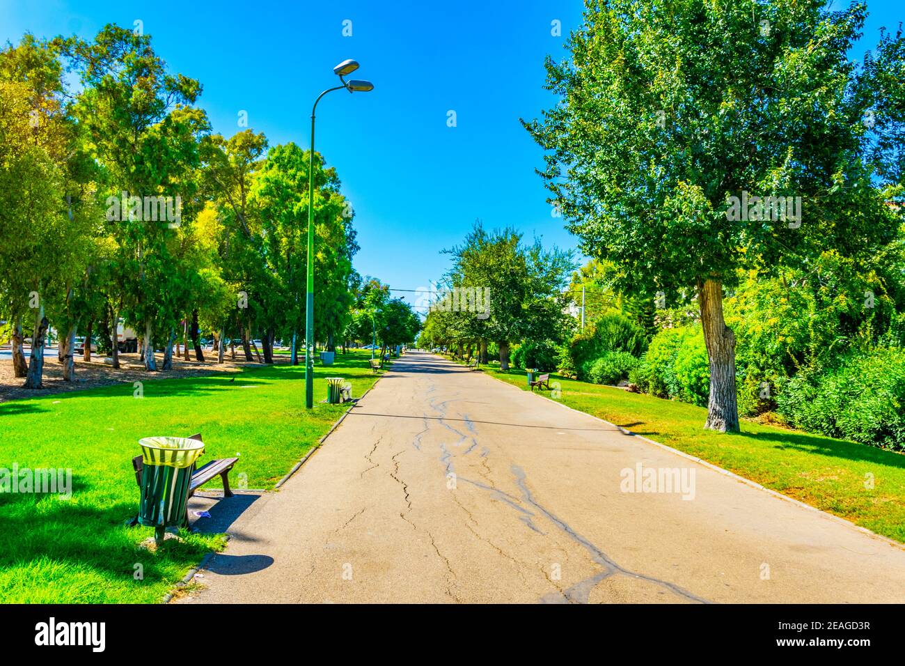 Park at Haifa, Israel Stock Photo - Alamy