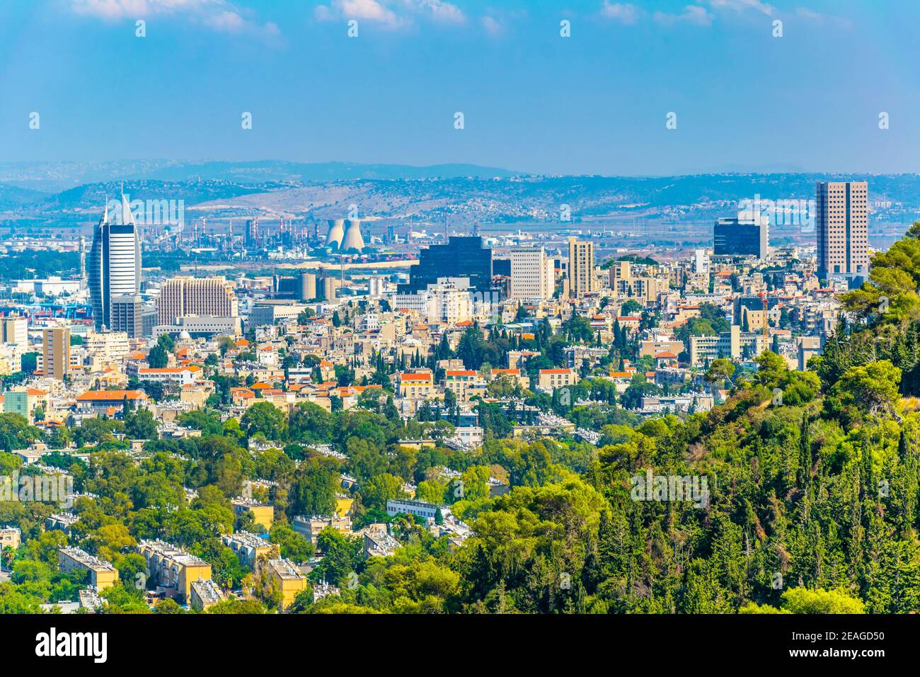 Aerial view of Haifa, Israel Stock Photo - Alamy