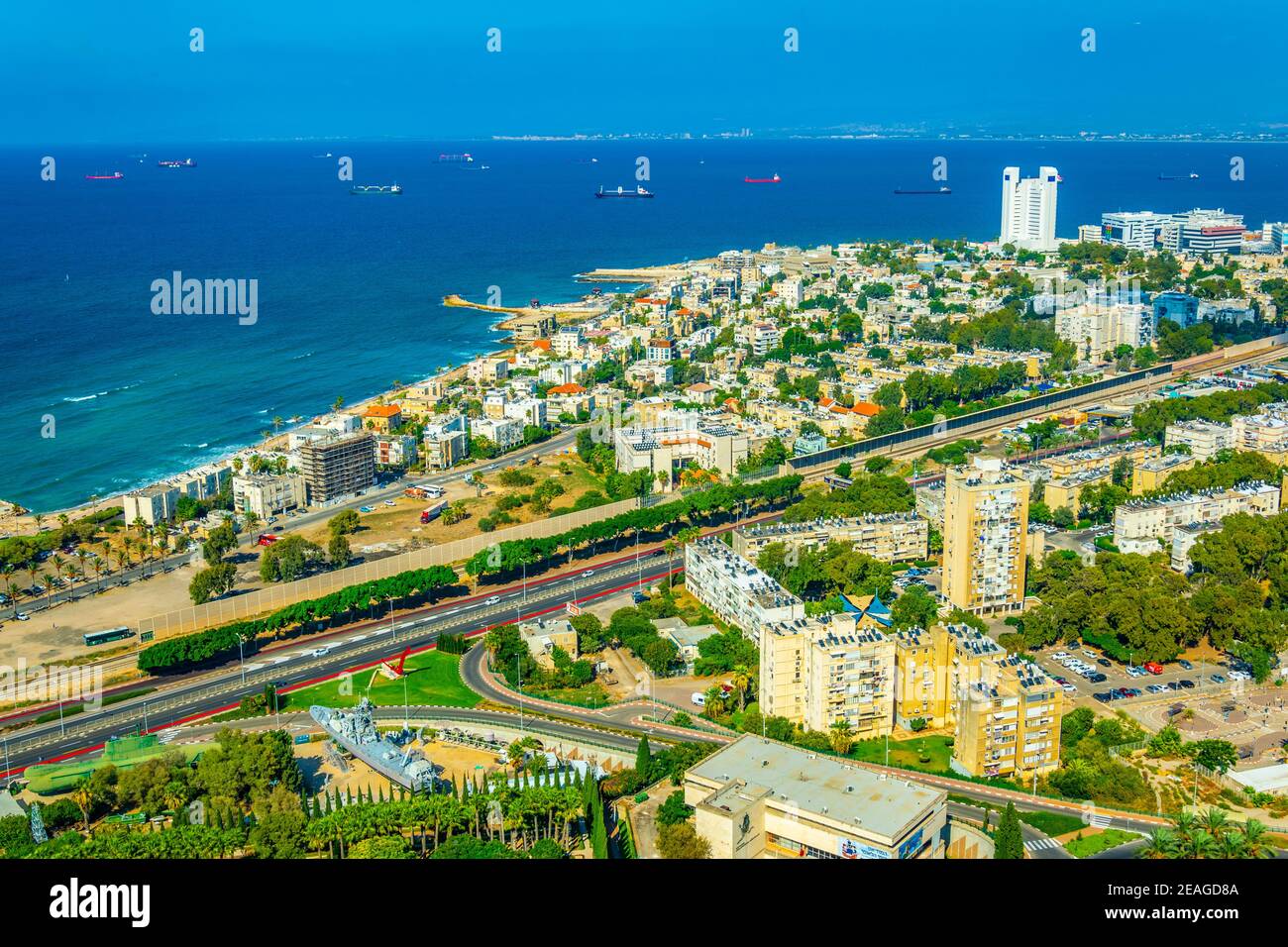 Aerial view of Haifa, Israel Stock Photo - Alamy