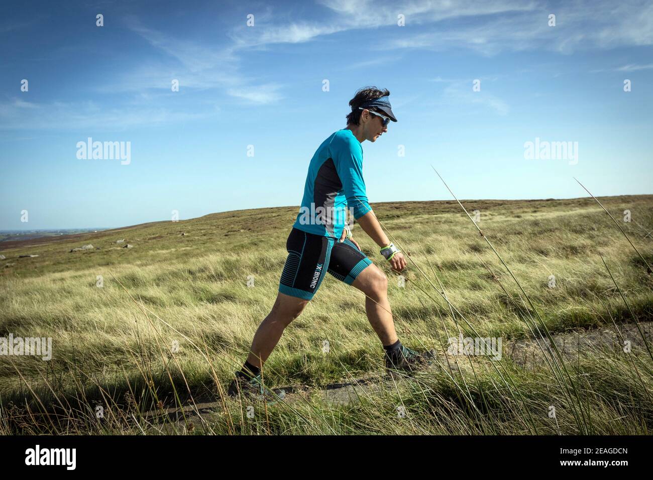 Sabrina Verjee during her Pennine Way fastest time attempt Stock Photo ...