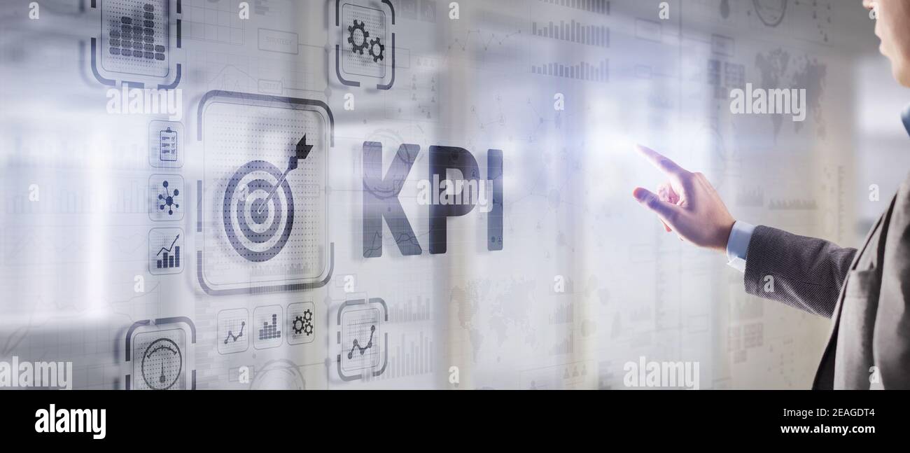 KPI Key Performance Indicator Business Internet Technology Concept on ...