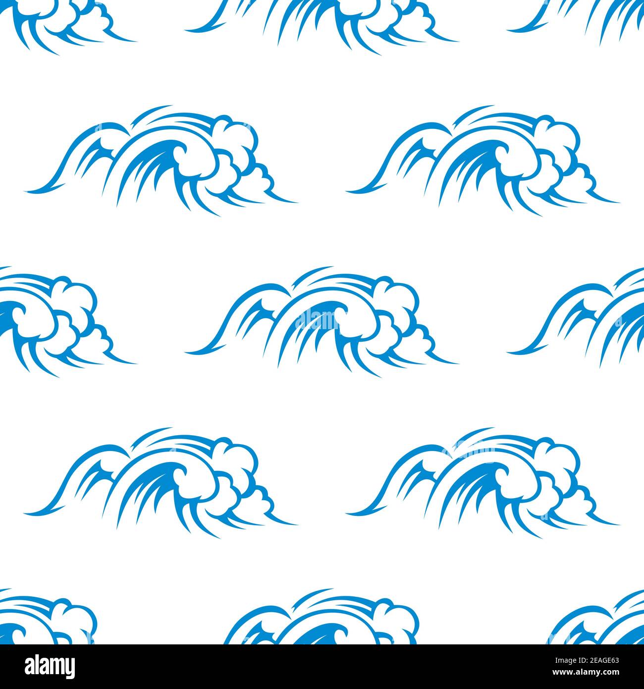 Breaking waves Stock Vector Images - Alamy