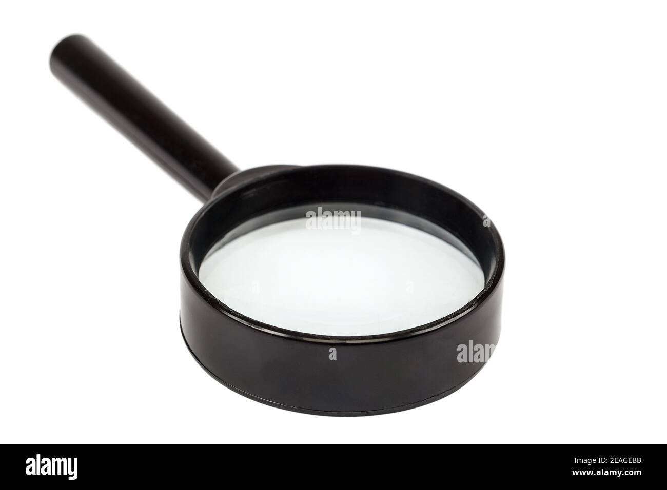 Forensic magnifier isolated on white background Stock Photo - Alamy