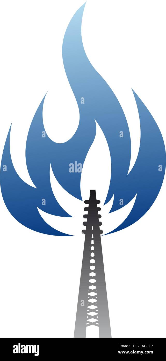 Industry oil pipeline symbol Stock Vector Images - Alamy