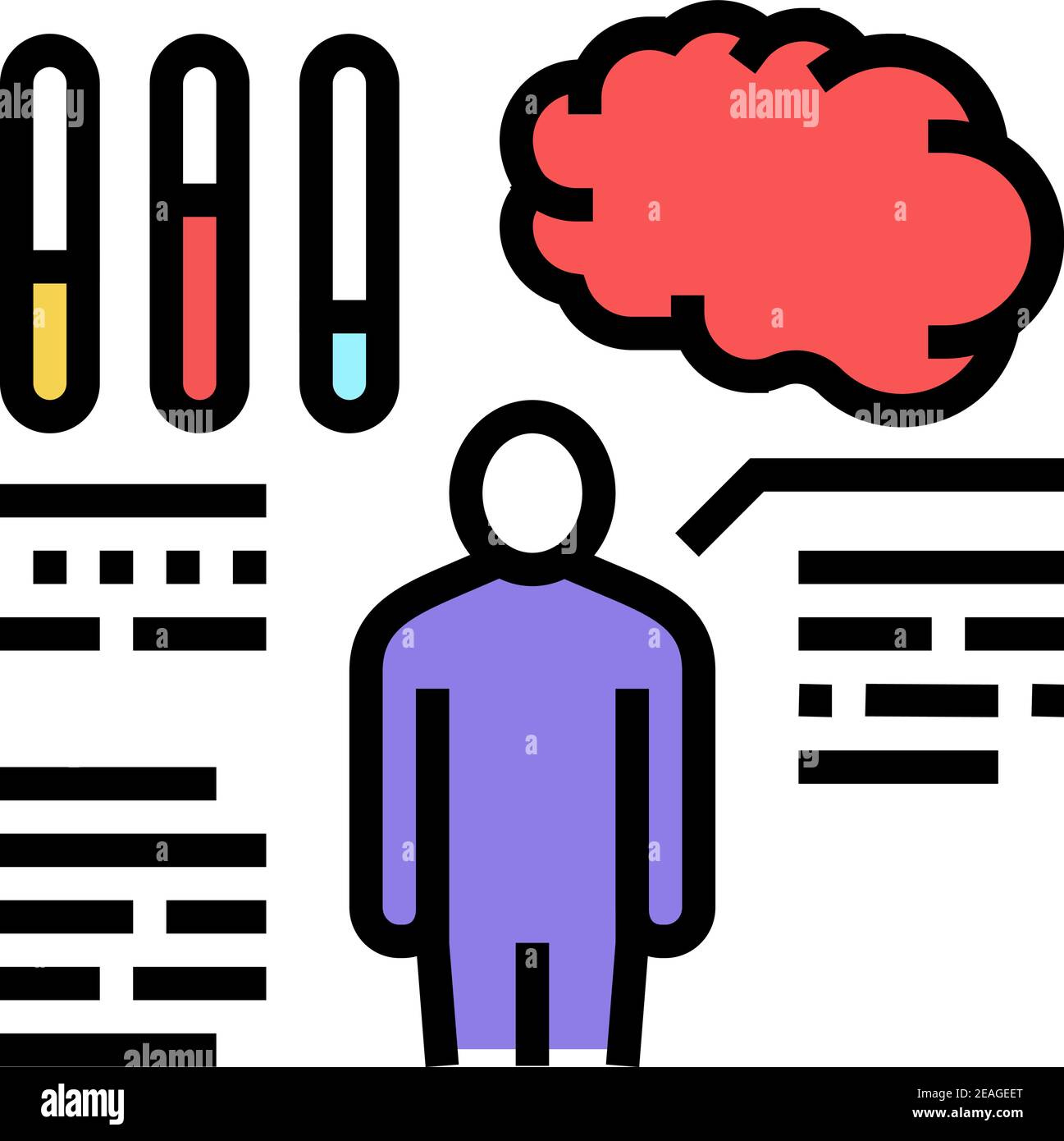 eq soft skill color icon vector illustration Stock Vector Image & Art ...