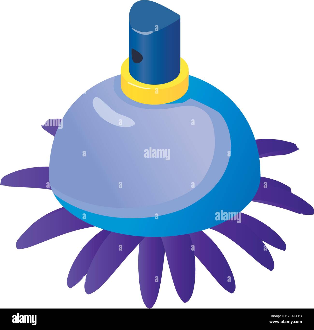 Perfume product icon. Isometric illustration of perfume product vector ...