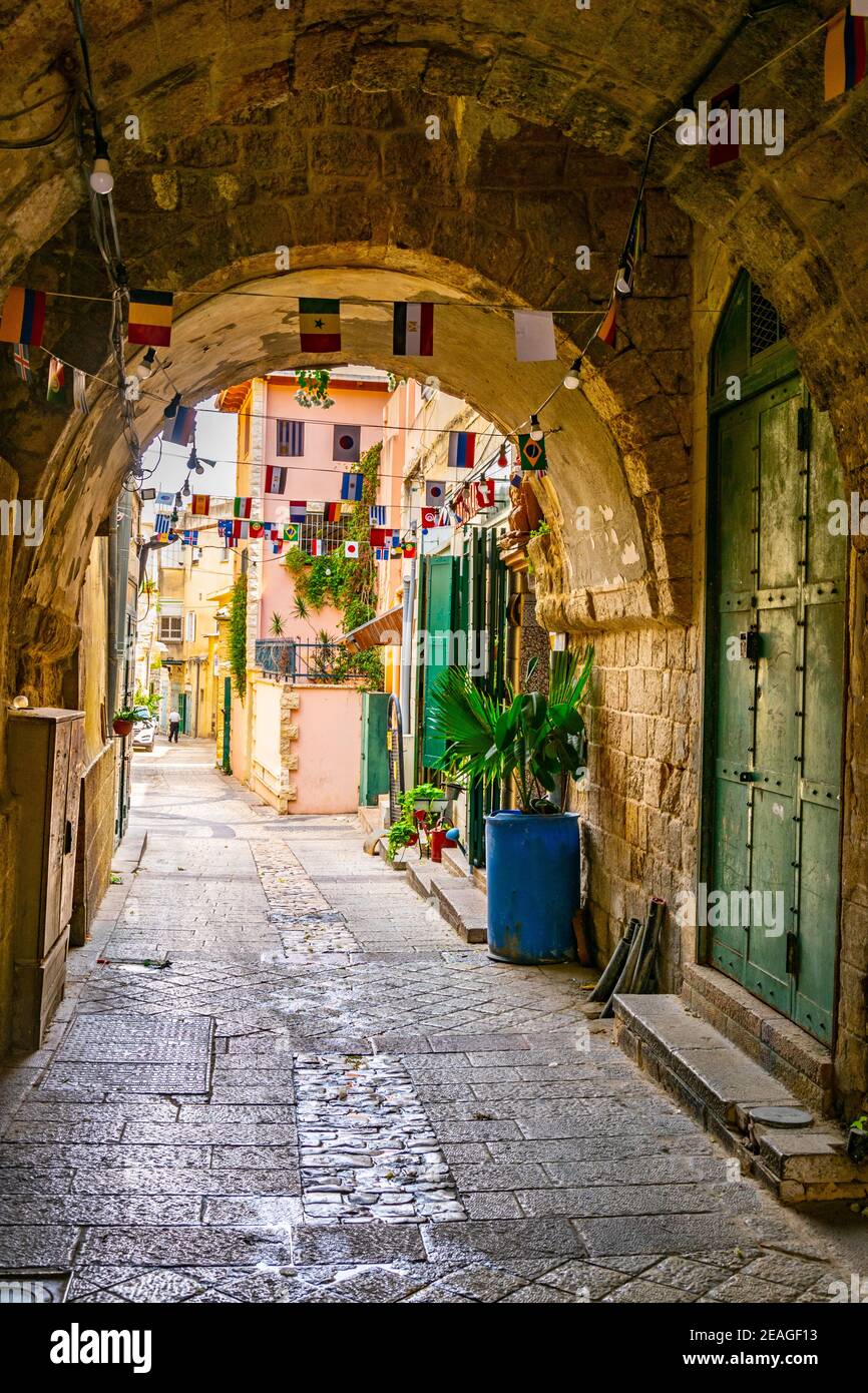 Street scene in nazareth hi-res stock photography and images - Alamy