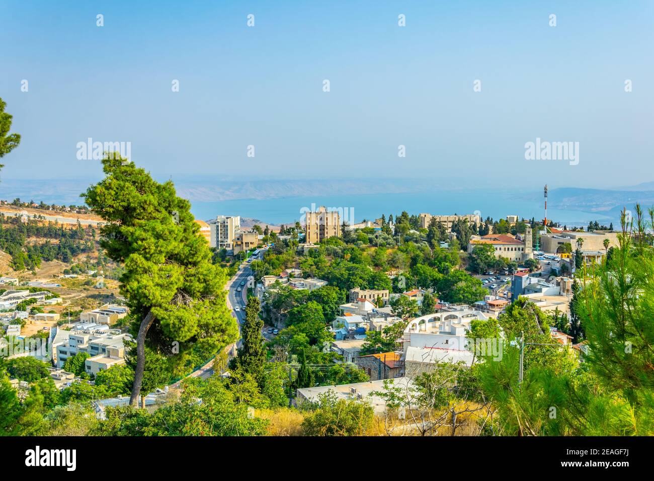 Aerial view of Tsfat/Safed in Israel Stock Photo - Alamy