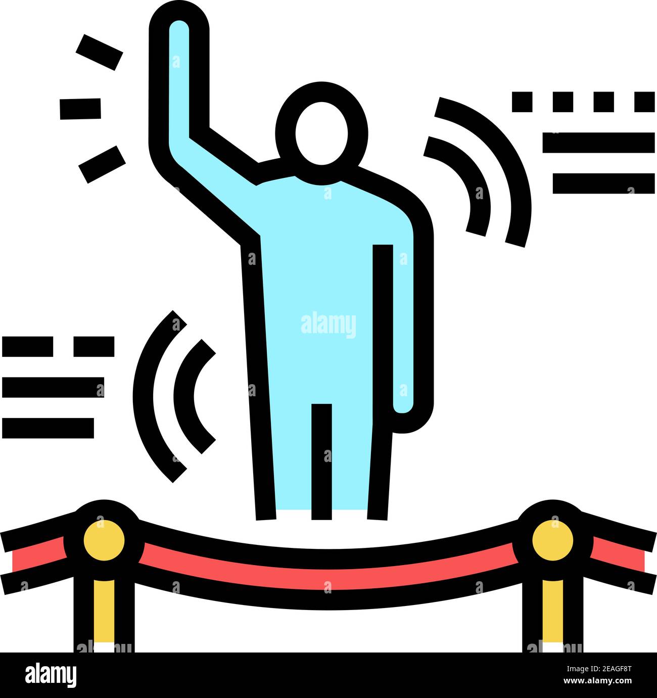 understanding body language soft skill color icon vector illustration ...