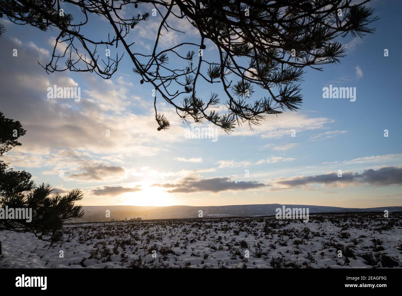 Sunset on moors hi-res stock photography and images - Alamy