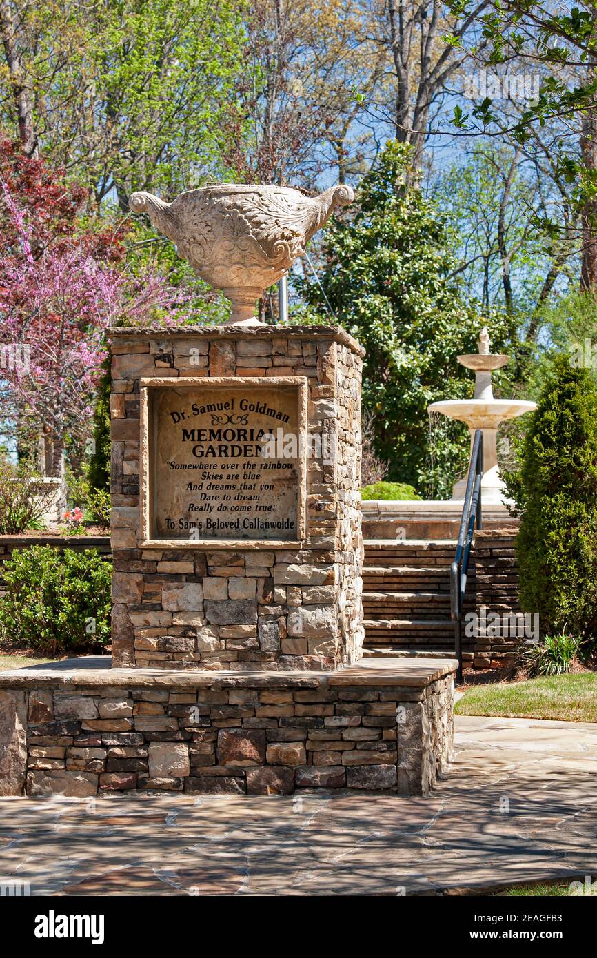 Callanwolde Fine Arts Center, Gardens, Atlanta, Georgia. Designed by ...