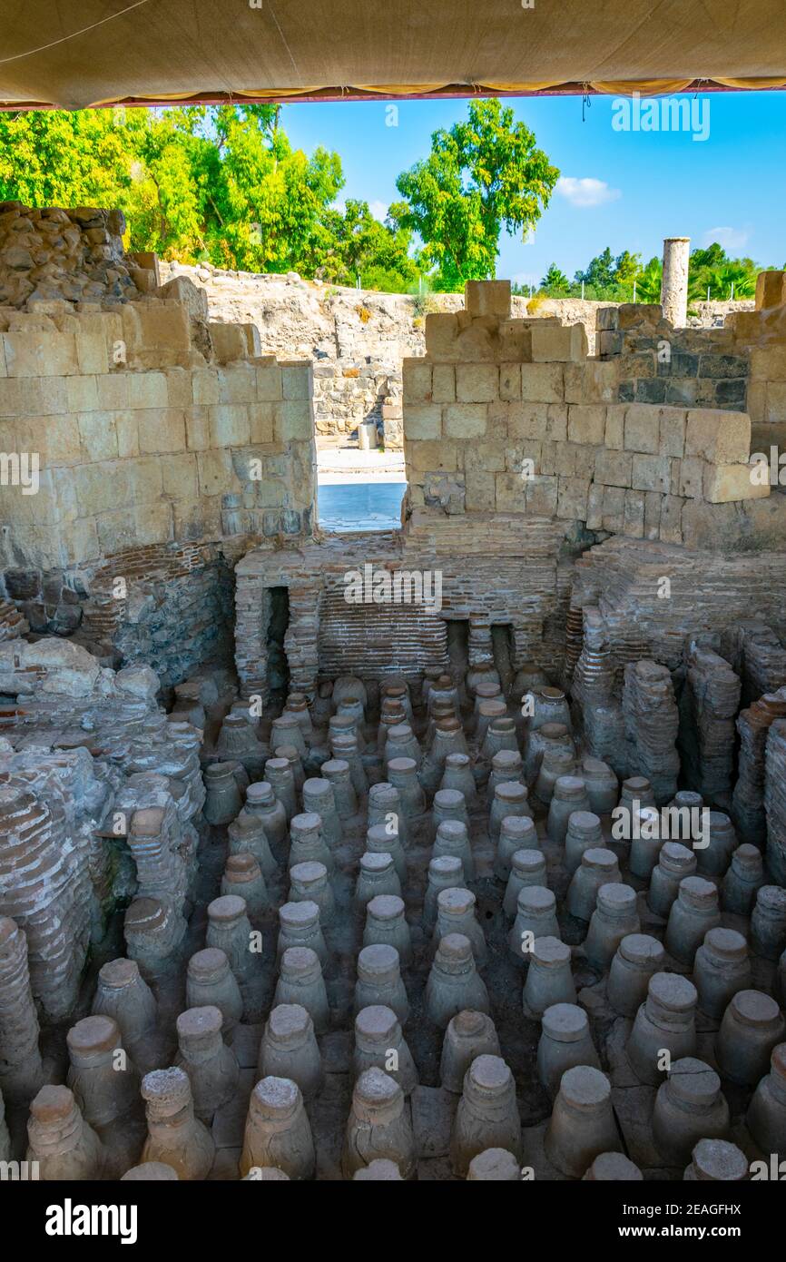 Bathhouse at Beit Shean in Israel Stock Photo - Alamy