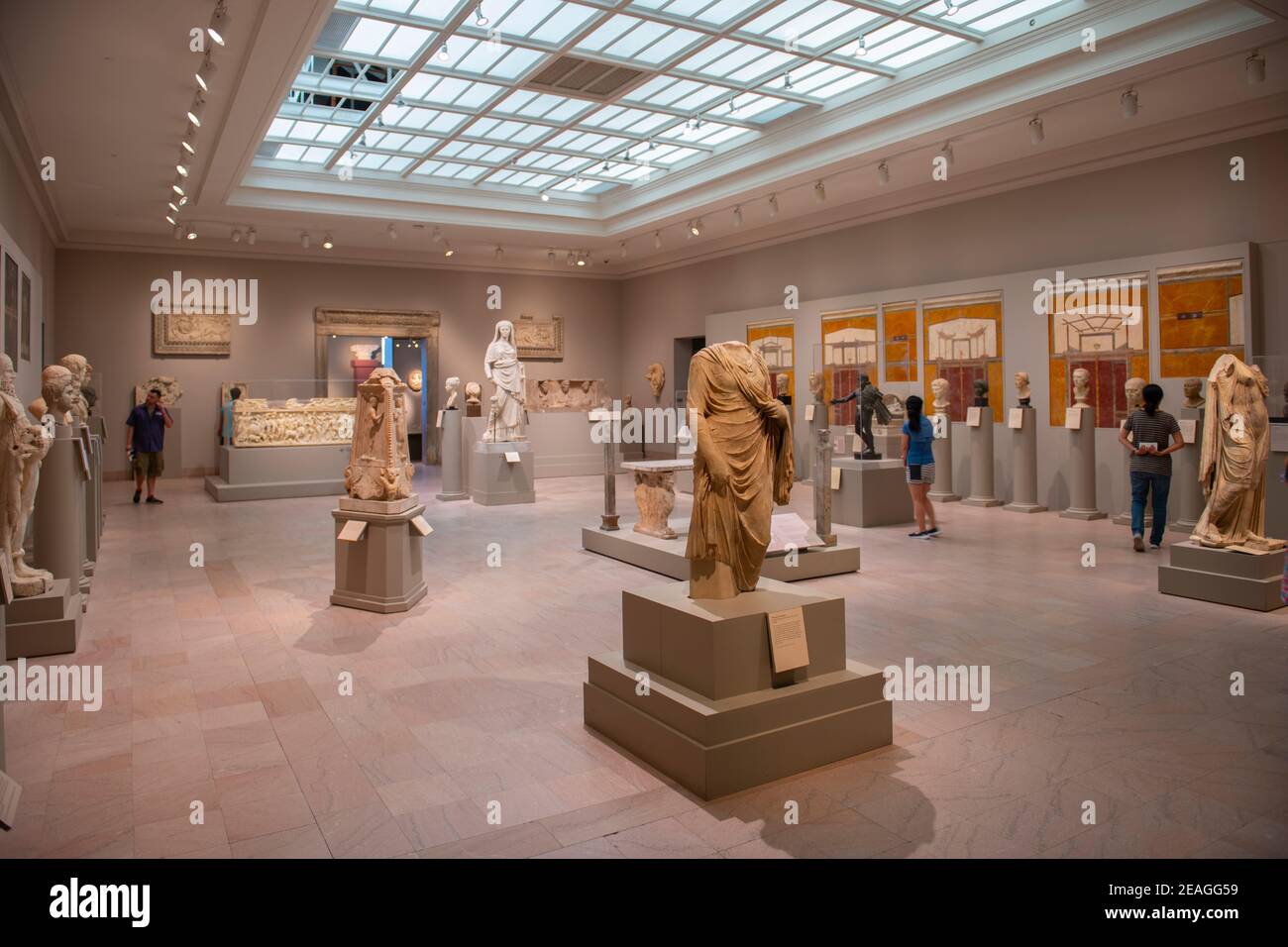 Interior of Museum of Fine Arts on 465 Huntington Avenue, Boston ...