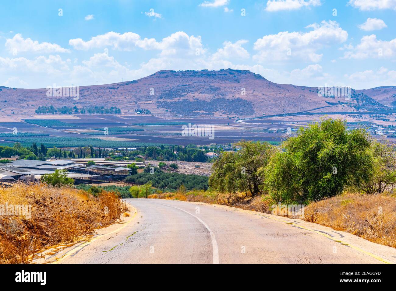 Landscape of Israel viewed from arbel national park Stock Photo - Alamy