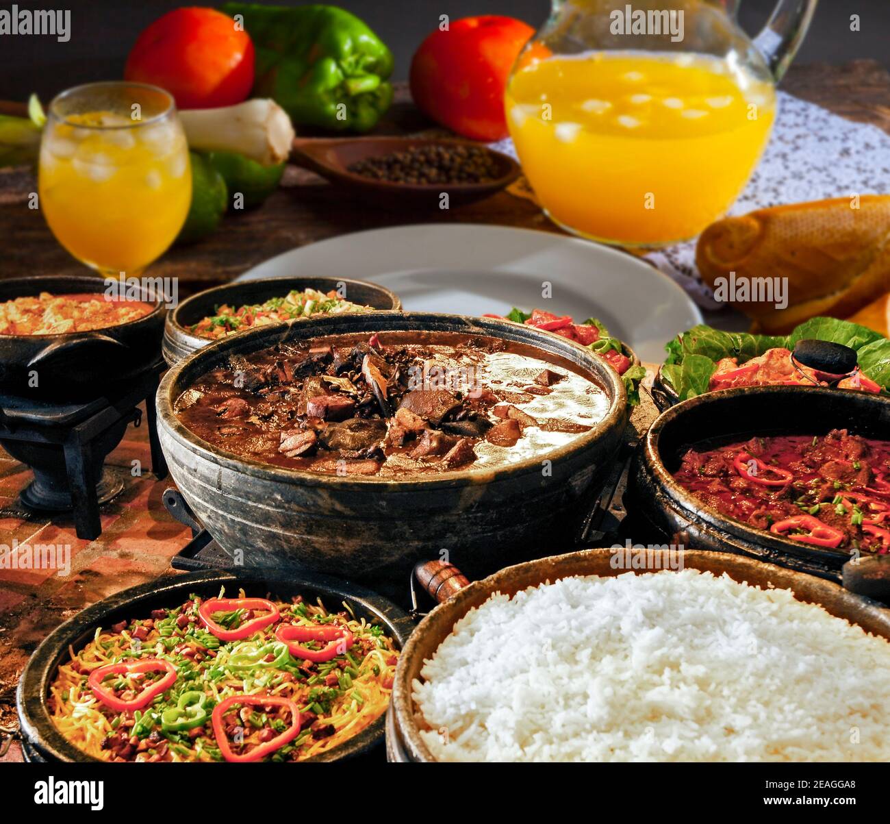 Brazilian Feijoada Food Stock Photo - Alamy