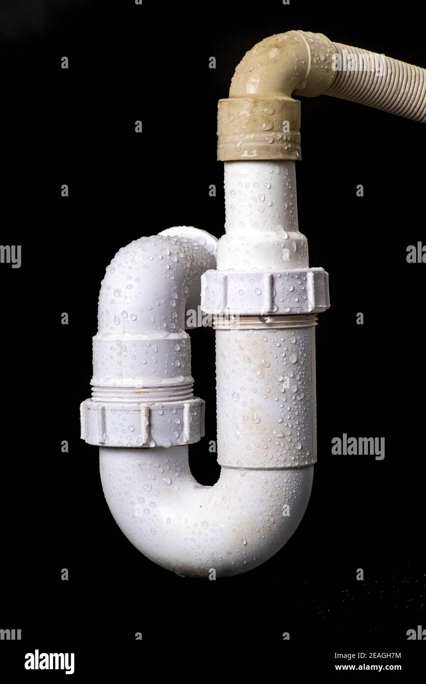 Hydraulic wet siphon for a wash basin. Accessories and spare parts for ...