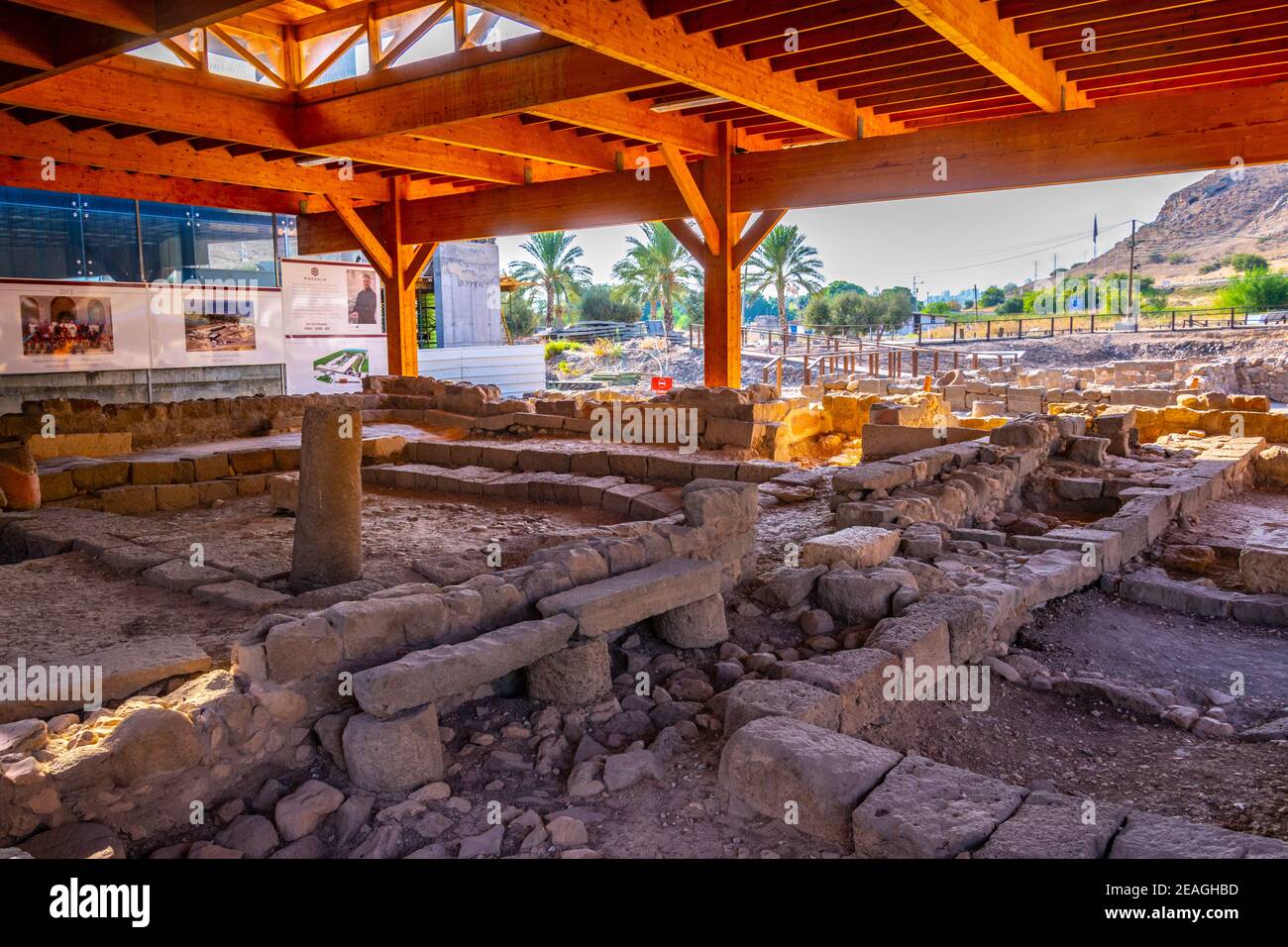 Ruins of Magdala near sea of galilee in Israel Stock Photo - Alamy